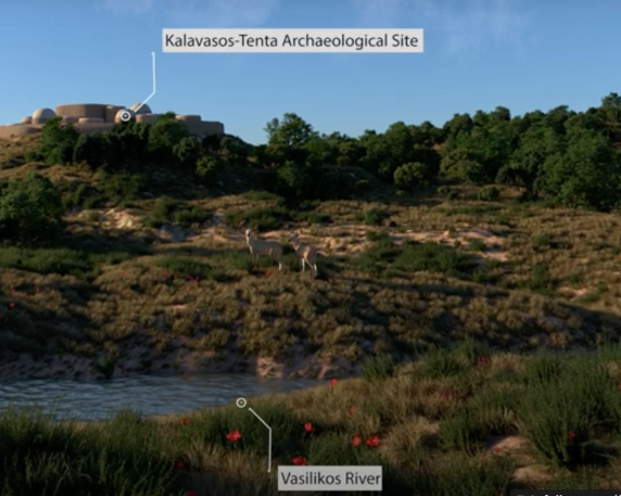 Larnaka Region - Virtual reconstruction of the Neolithic Settlement of Kalavasos-Tenta
